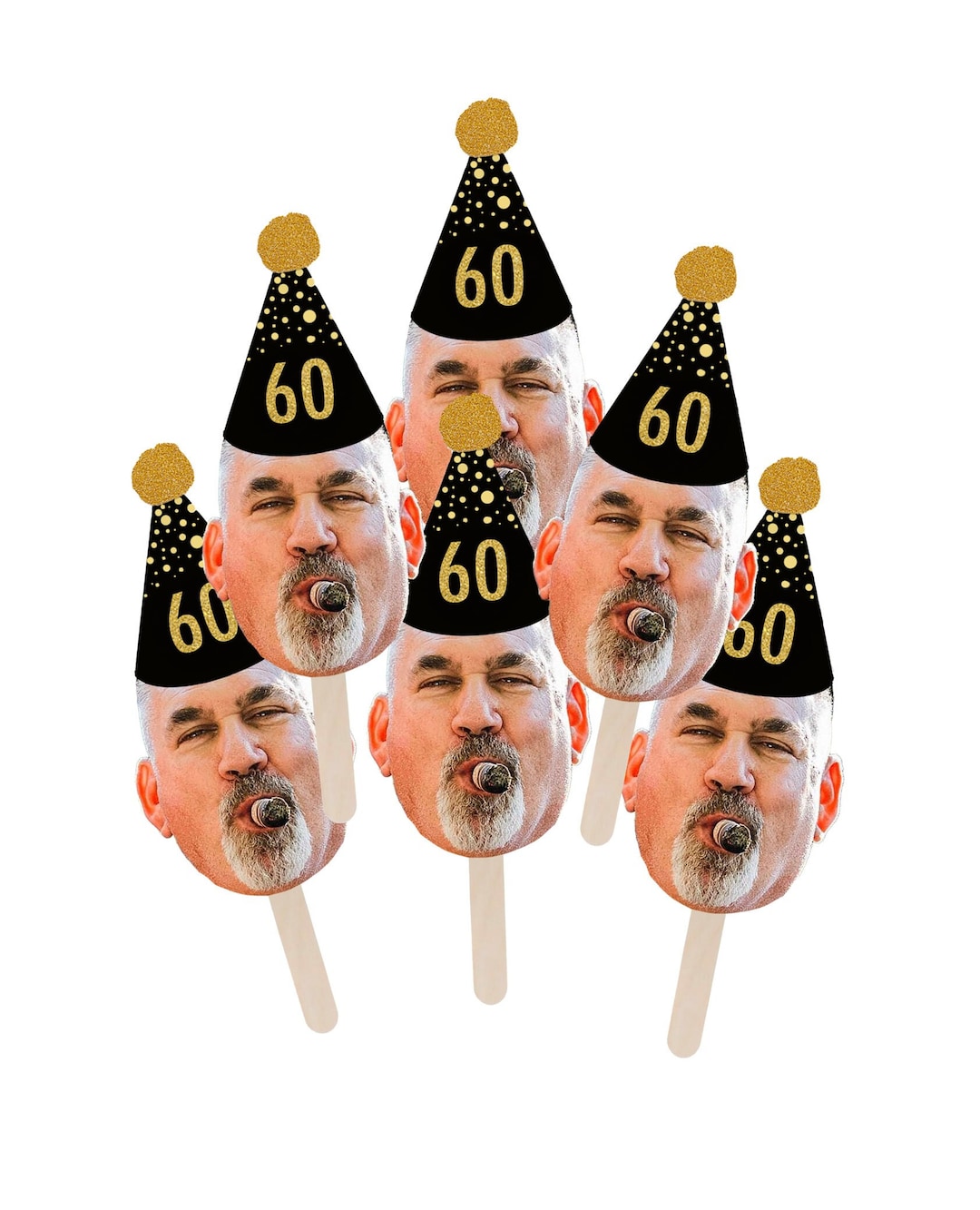 Personalized Face Stick, Face on a Stick Prop, Photo Face Stick ...