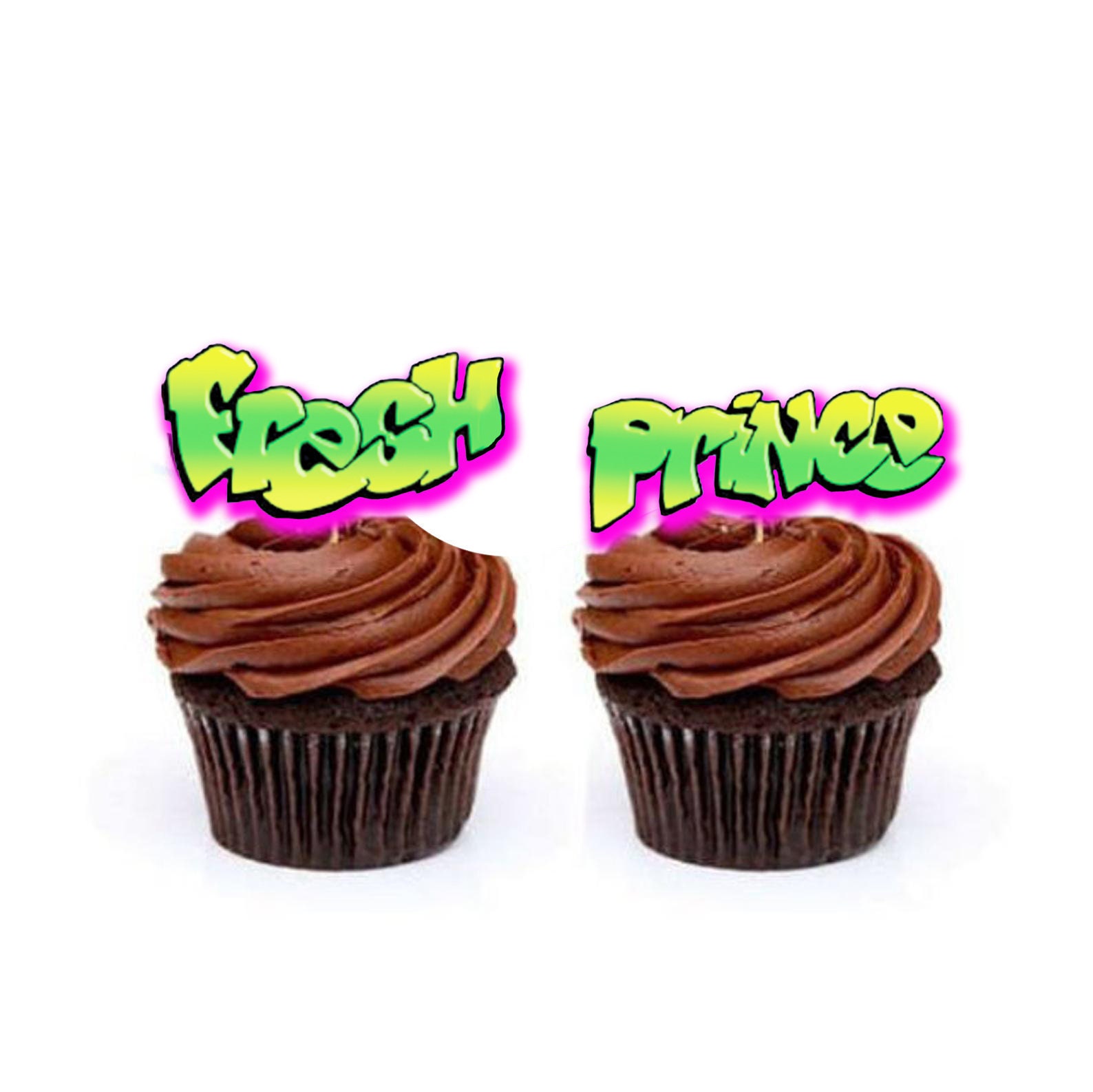 Fresh Prince Cupcake Toppers I Love the 90s Fresh Prince | Etsy