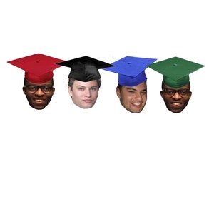 Personalized Graduation Face Centerpieces, Face on a Stick Centerpiece ...