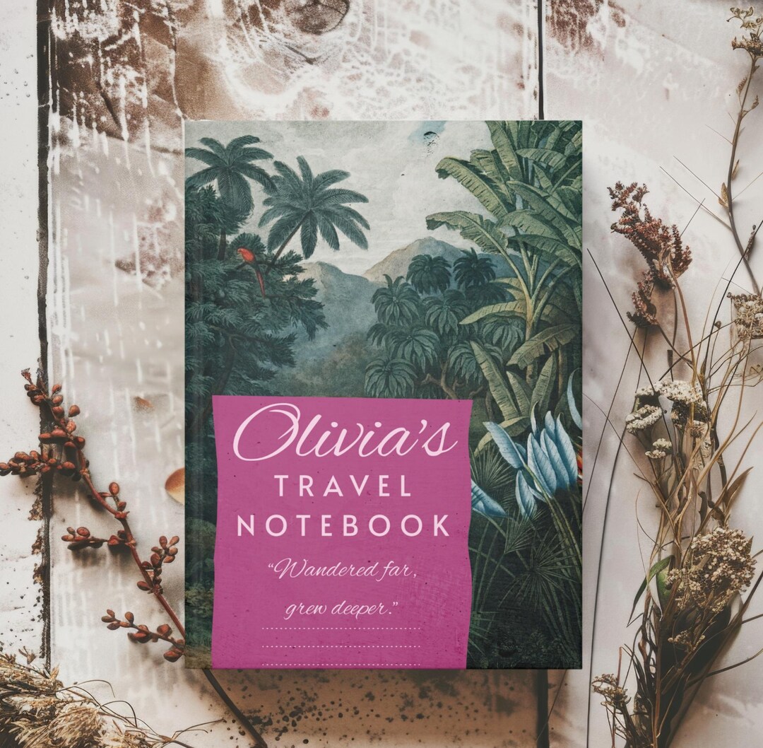 Personalized Travelers Notebook | Custom Journal | Gift for Her | Gifts ...