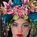 Oriental Goddess Wedding Headdress - Geisha Crown. - Etsy