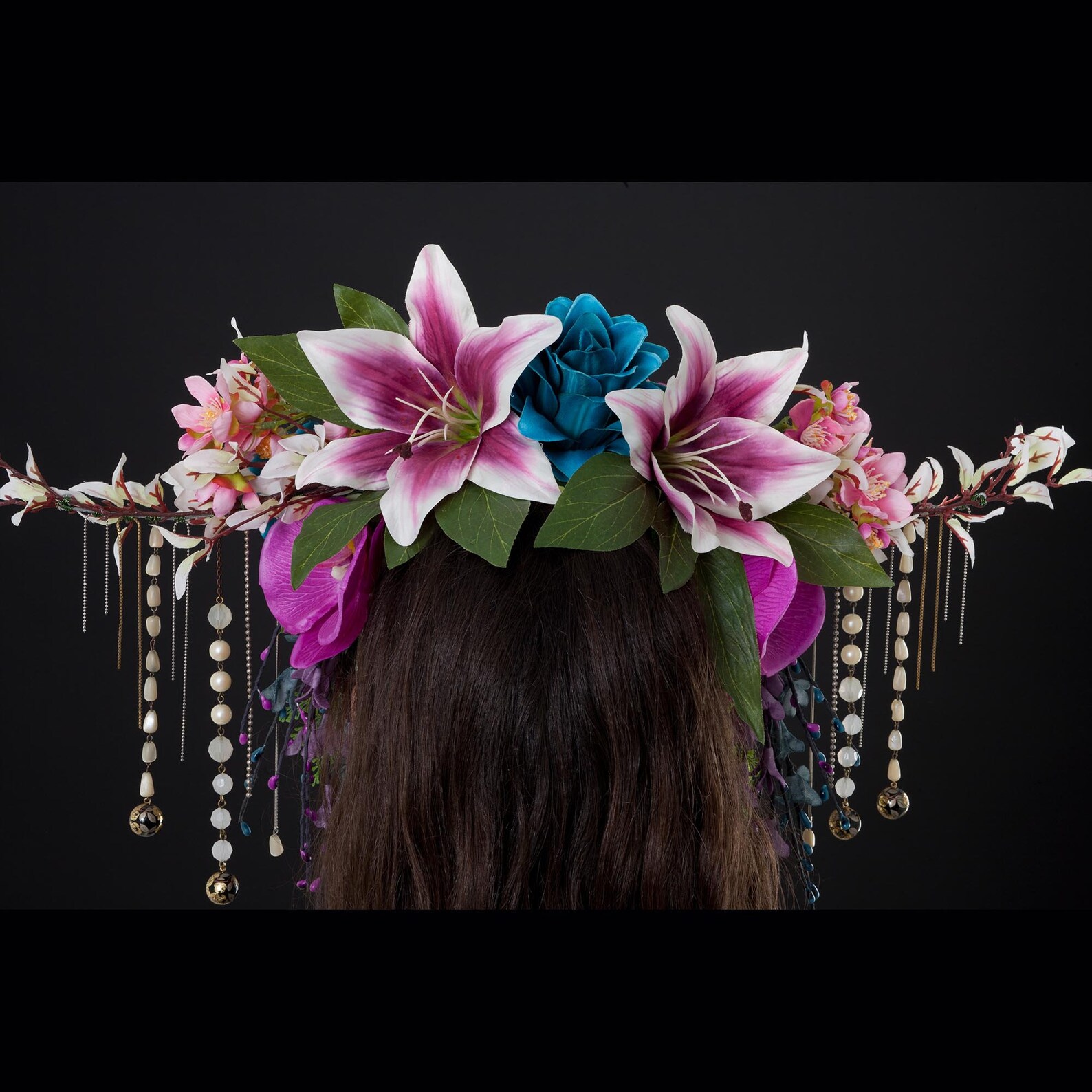 Oriental Goddess Wedding Headdress Geisha Crown. - Etsy