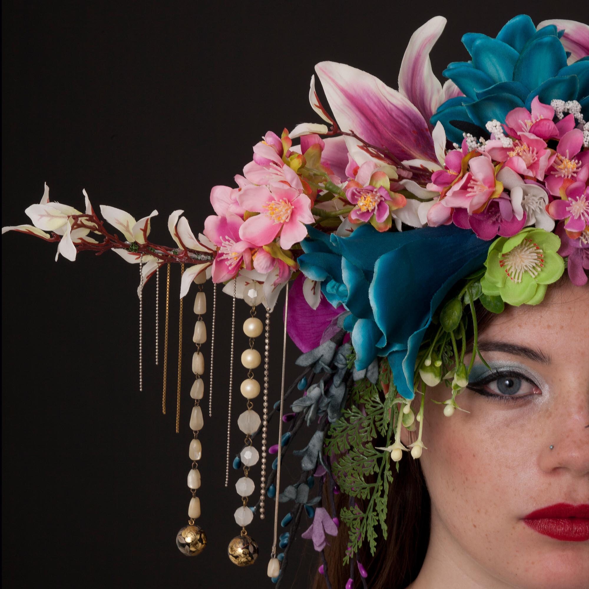 Oriental Goddess Wedding Headdress Geisha Crown. | Etsy