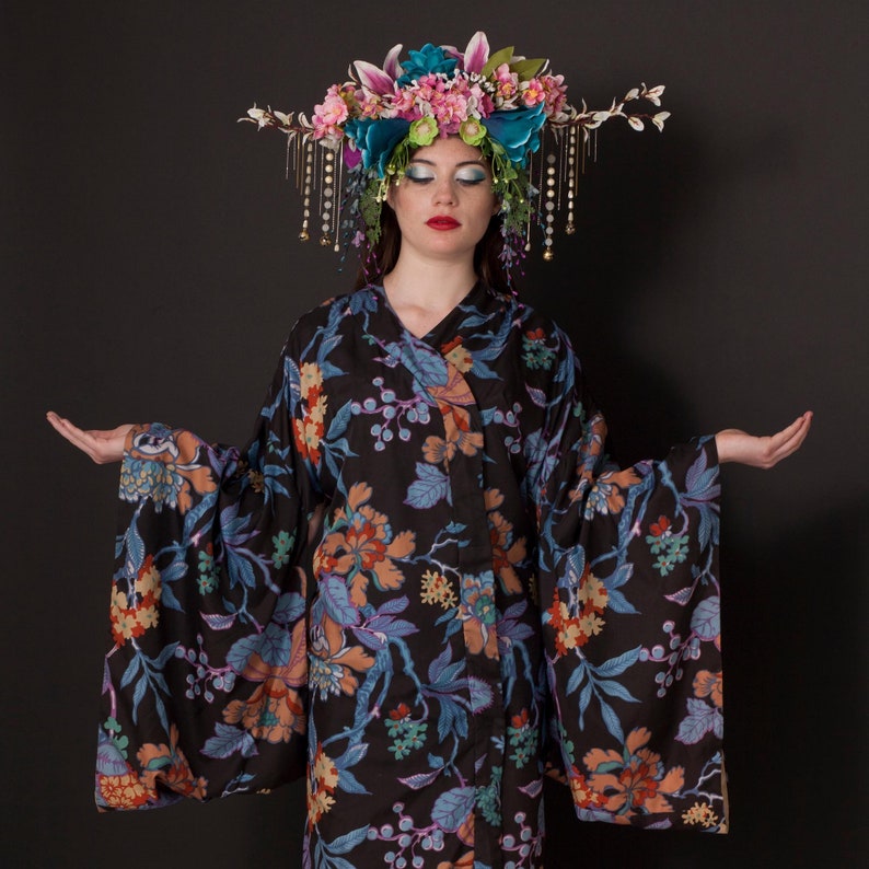 Oriental Goddess Wedding Headdress Geisha Crown. - Etsy