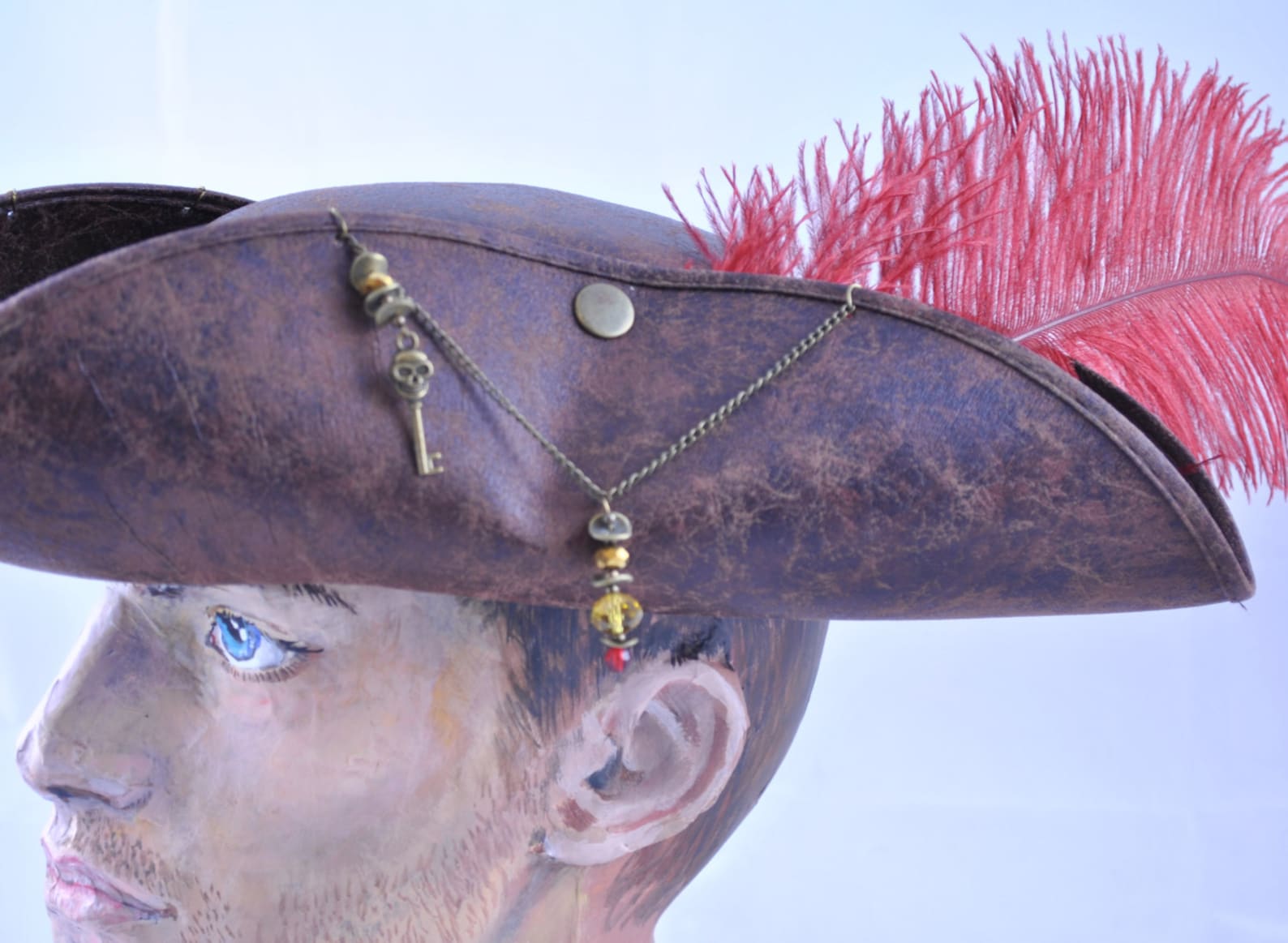 Pirate Tricorn Hat Men's Fancy Dress Halloween Costume | Etsy