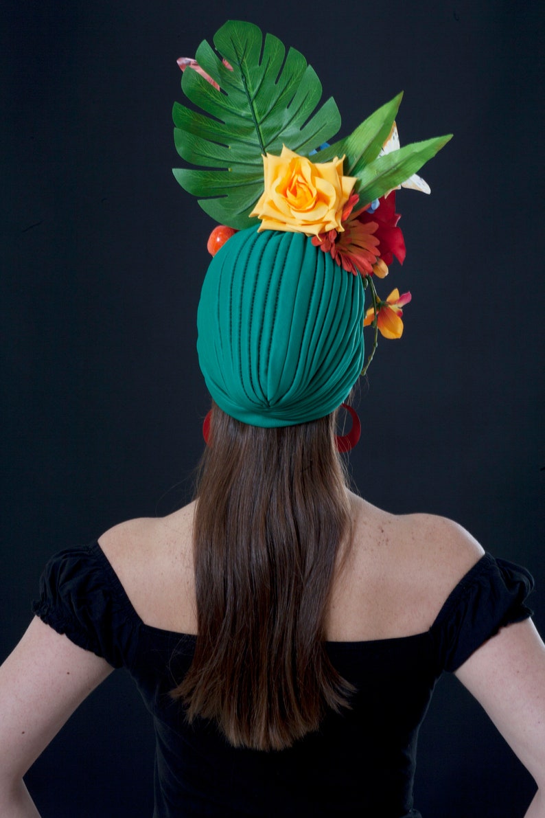 Carmen Miranda Carnival Turban burlesque costume headpiece | Etsy