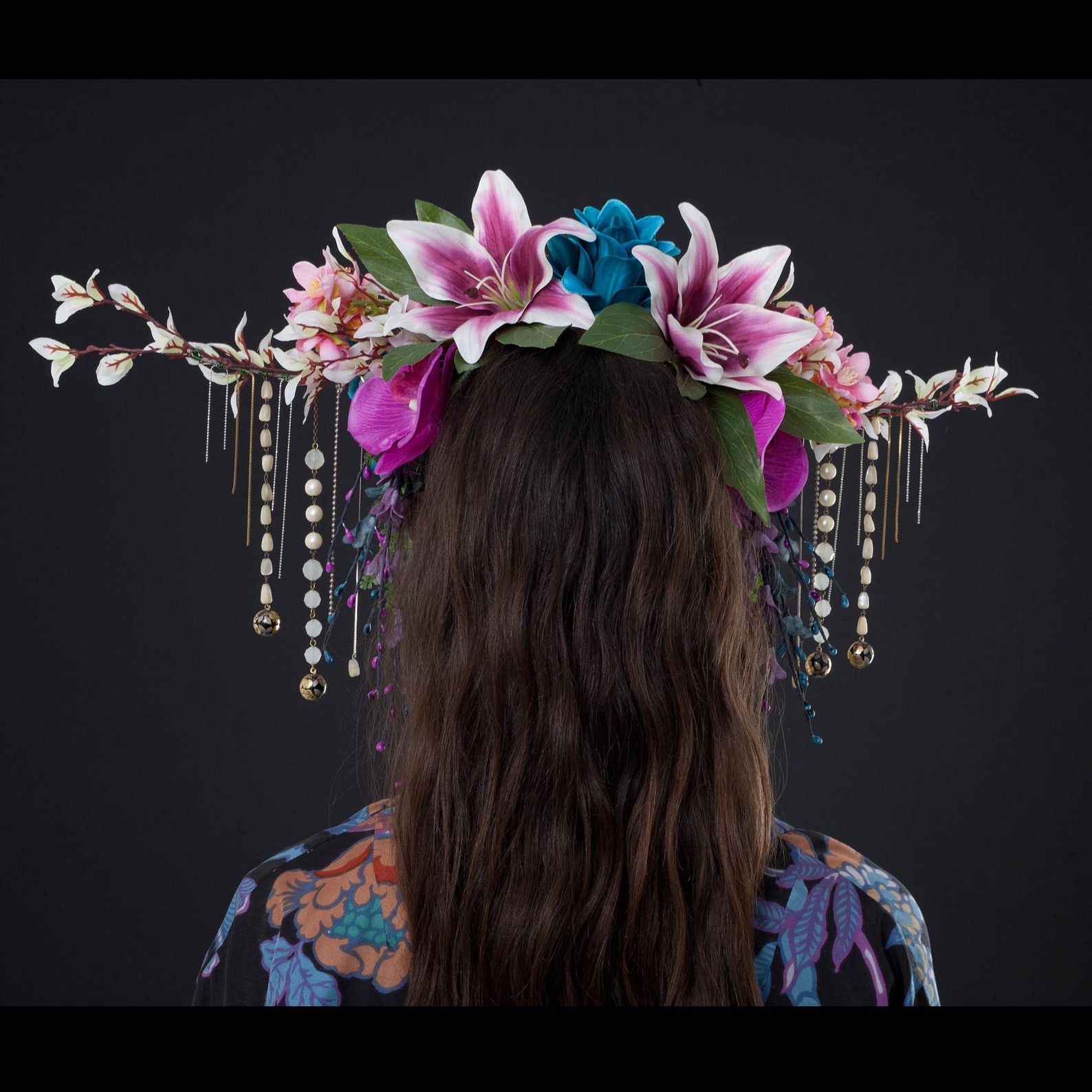 Oriental Goddess Wedding Headdress Geisha Crown. - Etsy