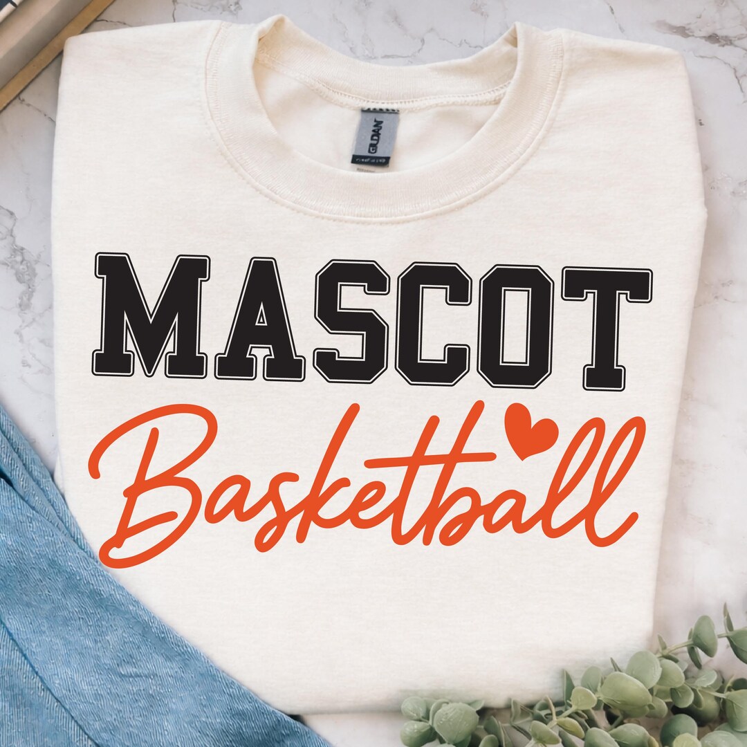Basketball Mascot Logo SVG: Custom School Team Design (digital Download ...