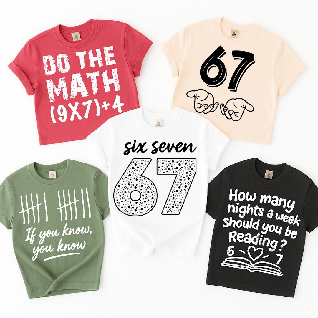6 7 Kids Math Joke PNG SVG Bundle (digital Download) - Etsy
