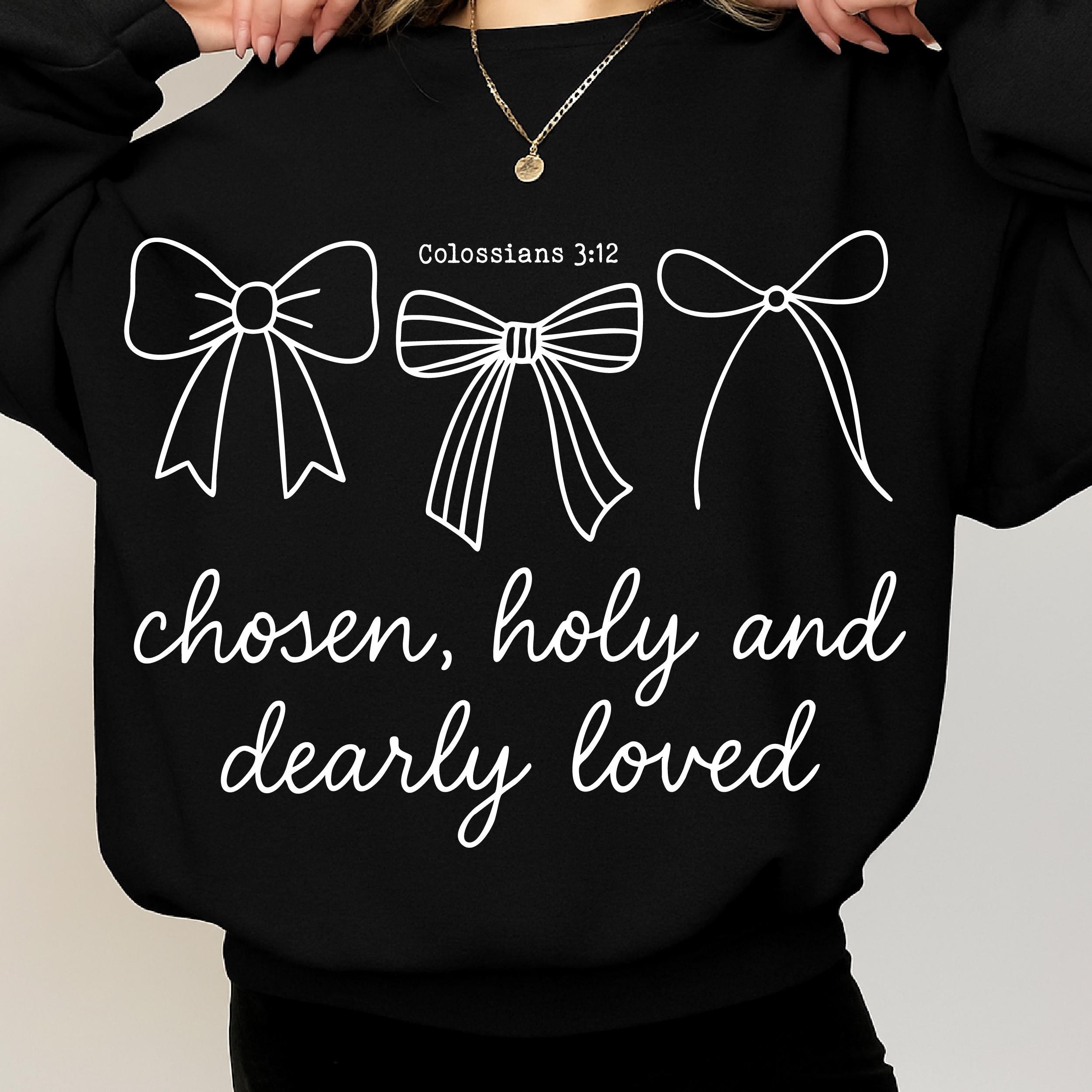 Christian Bow SVG PNG: Minimalist Bible Verse Shirt (digital Download ...