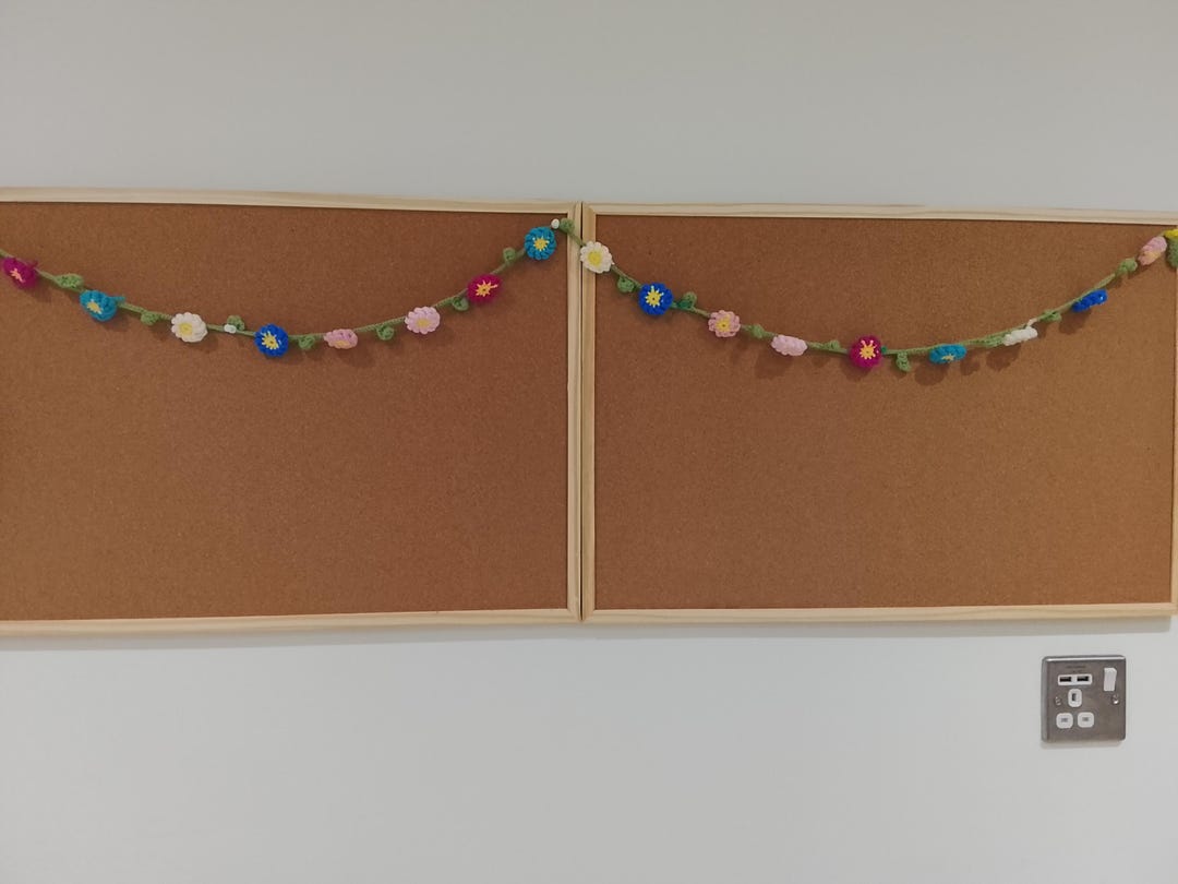 Crochet Forget-me-not Garland - Etsy
