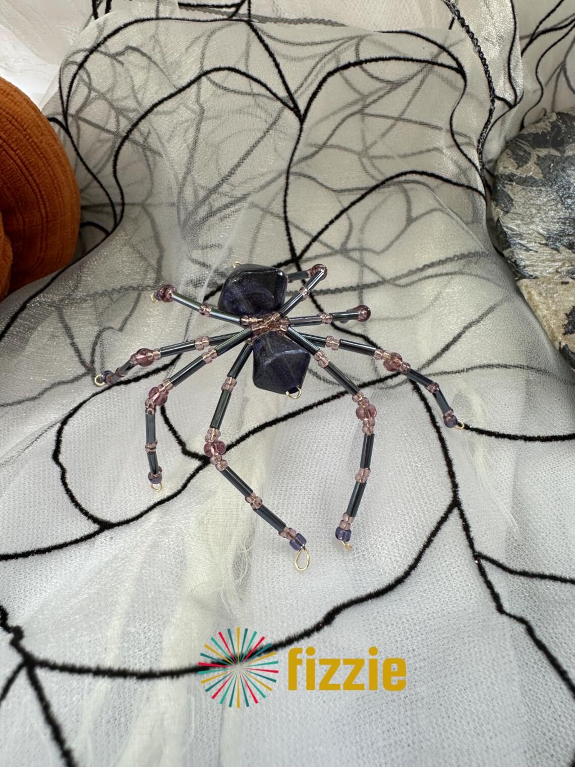 Beaded Spider: Fun Decorative Spider Figurine - Etsy