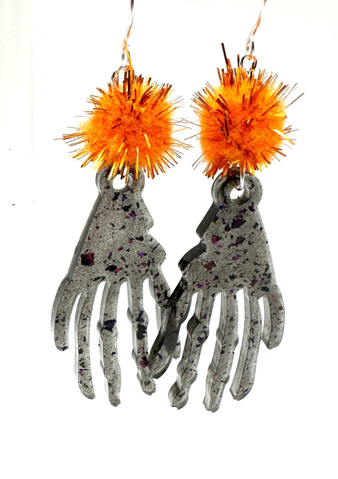 Trendy and Spooky Chic Skeleton Hand Earrings - Etsy