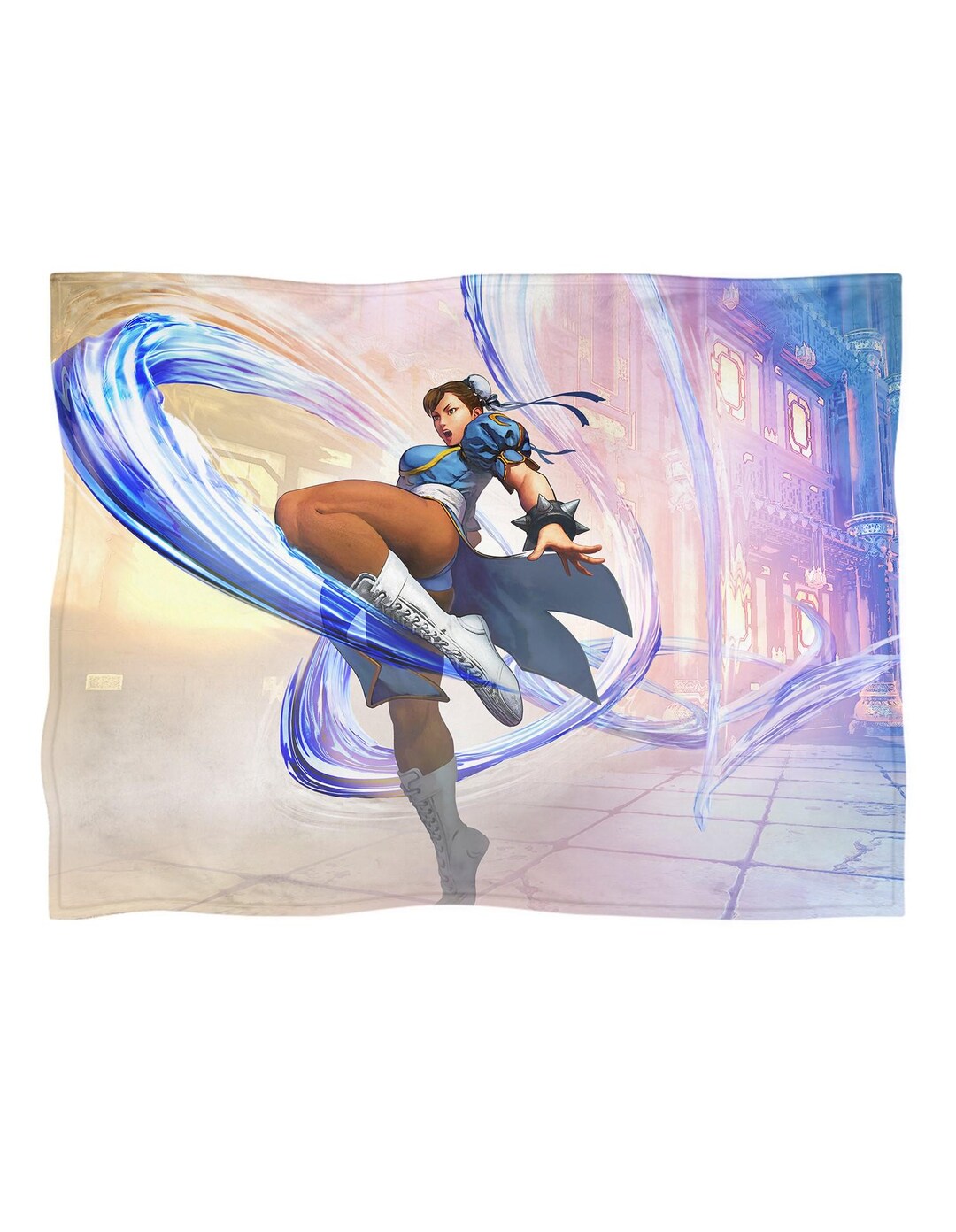 Street Fighter Chun-li Blanket, Fleece Throw, Home Decor - Etsy