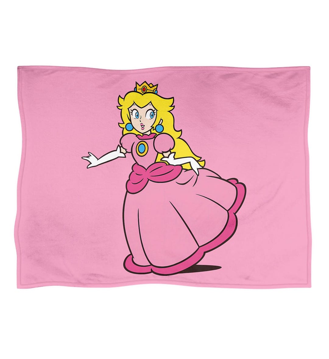 Super Mario Peach Blanket, Princess Fleece Throw, Decor - Etsy