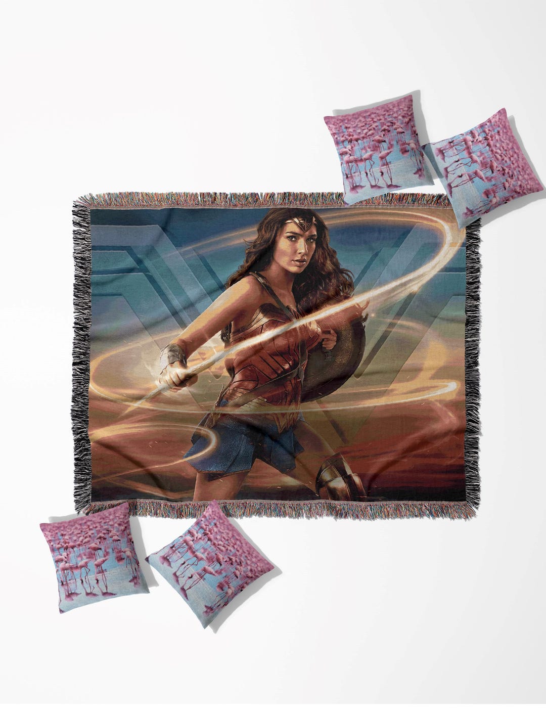 Wonder Woman Woven Blanket, Wall Tapestry, Throw - Etsy