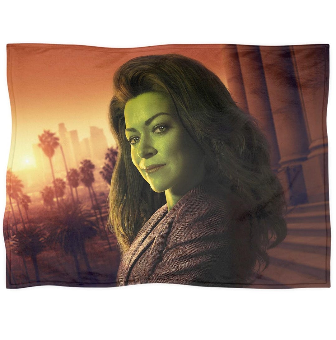 She-hulk Blanket, Fleece Throw, Home Decor - Etsy
