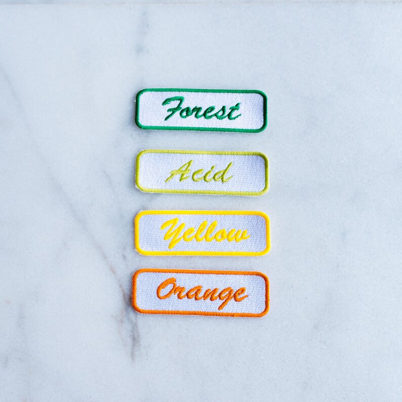 Custom Mechanic Name Patch Name Tag Patch Personalized | Etsy