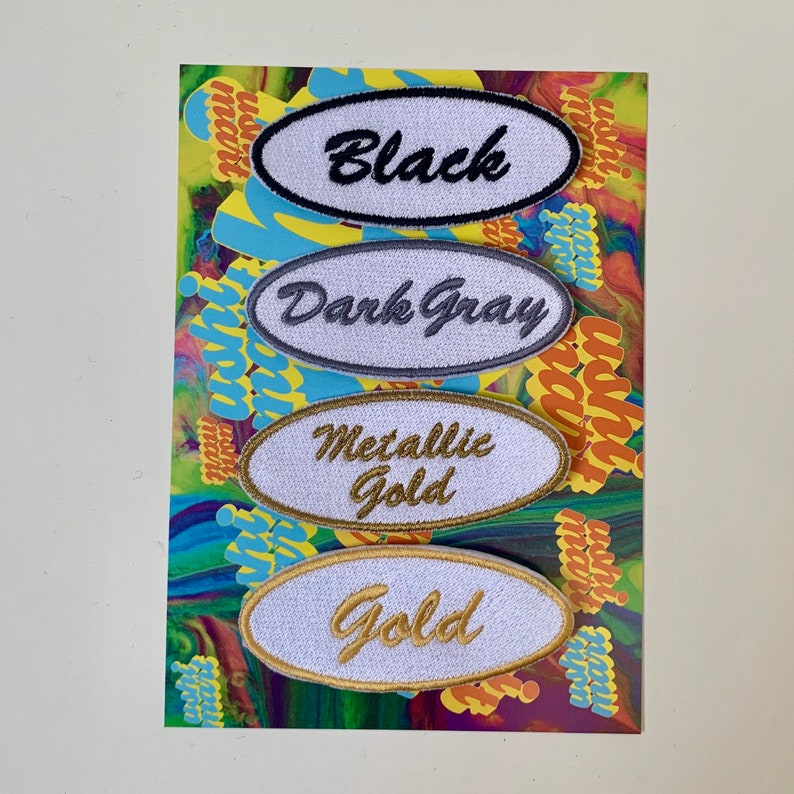 Name Tag Custom Oval Mechanic Name Patch Personalized | Etsy