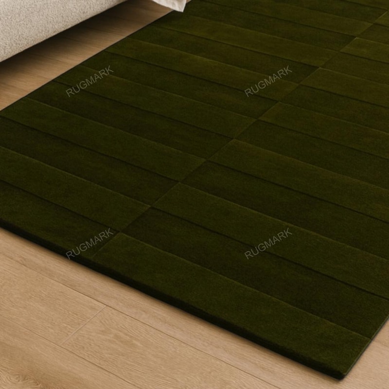 Deep Olive Rug - Etsy