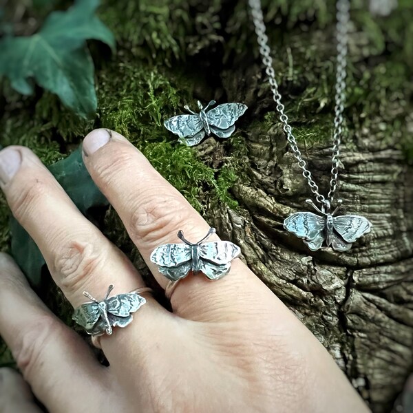 Moth Ring - Etsy