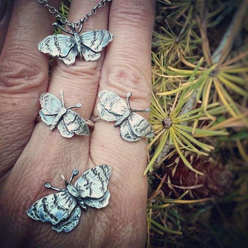Moth Ring - Etsy