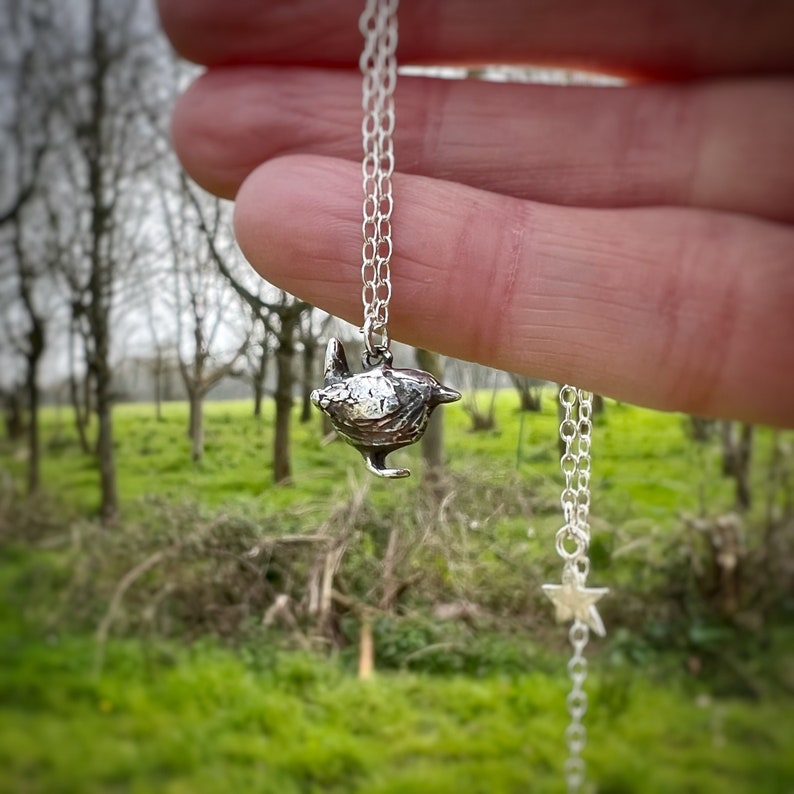 Sterling Silver Wren Charm: Florence Bird Jewelry - Etsy