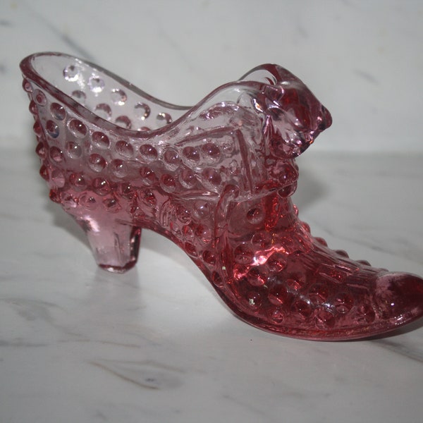 Fenton Glass Shoe - Etsy