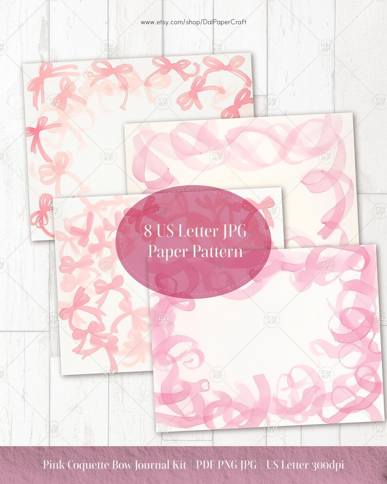 Pink Ribbon Watercolor Ribbon Clip Art Bundle | Banners, Frames and ...