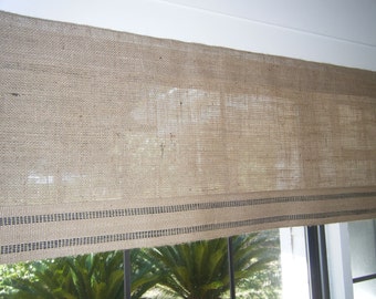Burlap Valance - Etsy