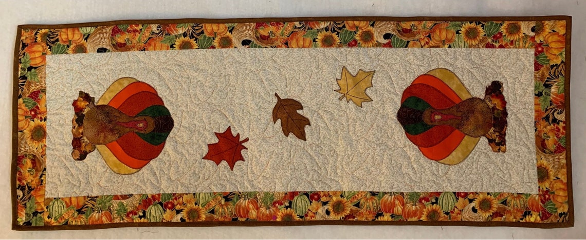 Turkey Table Runner - Etsy
