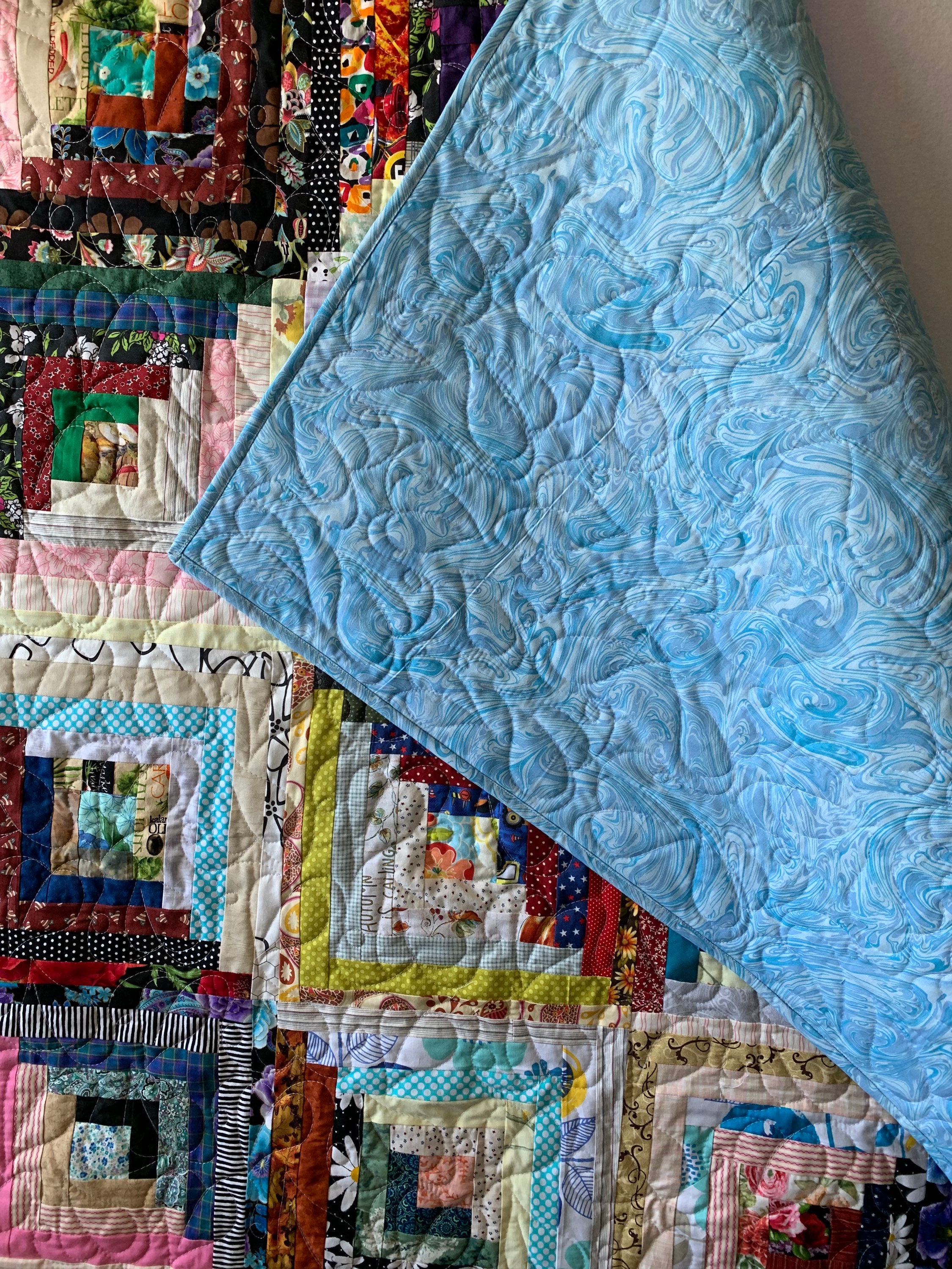 Colorful Cabin Quilted Throw - Etsy
