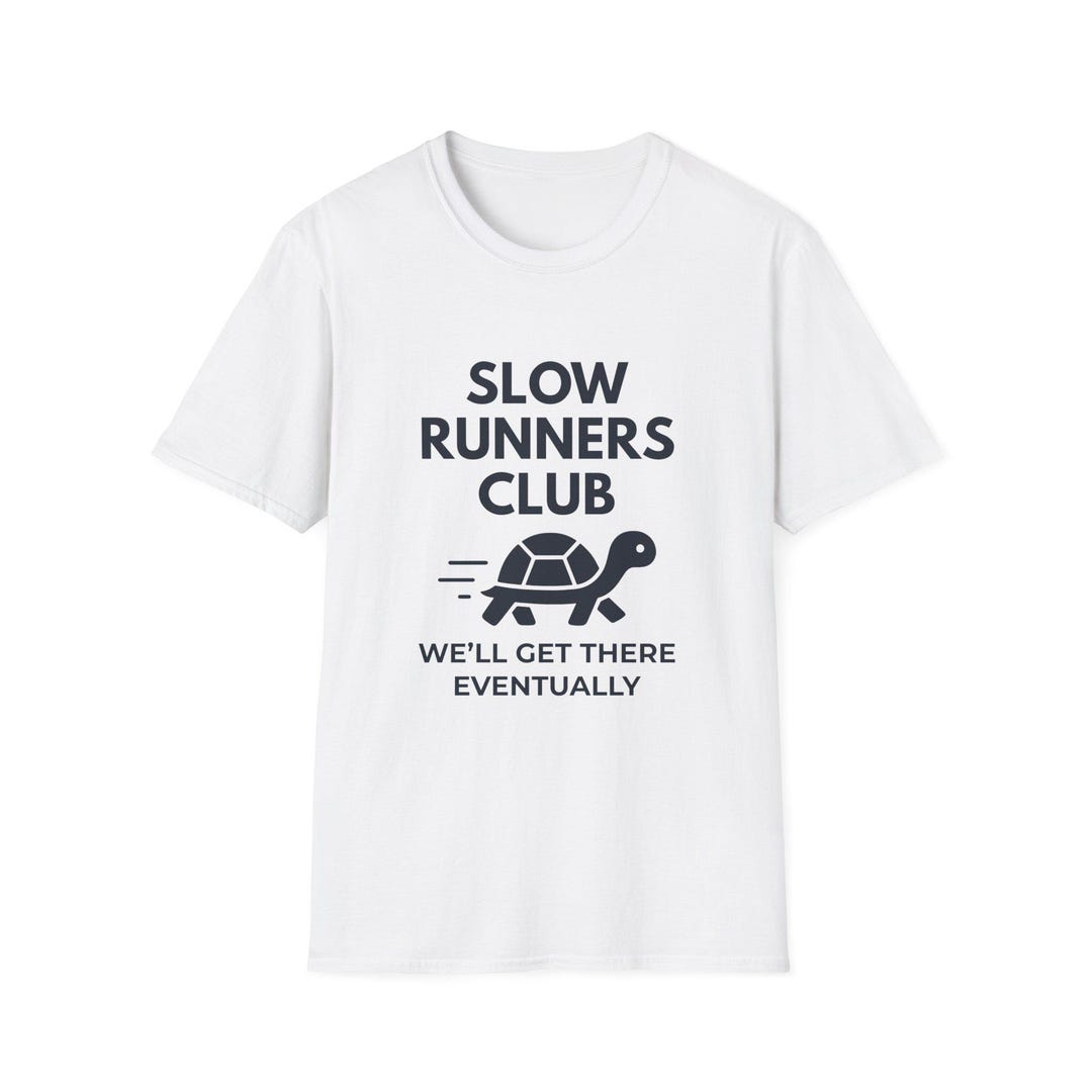 Funny Turtle Running Shirt | Slow Runners Club Tee | Runner Humor Gift ...
