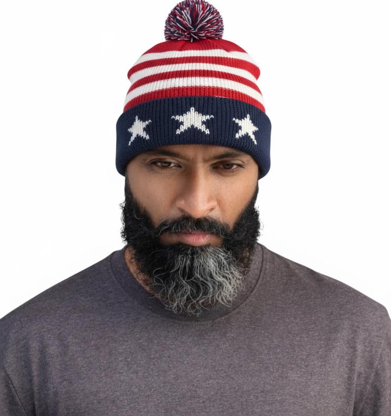 England USA UK British Flag Beanie Cap Union Jack Winter Bobble Hat - Etsy