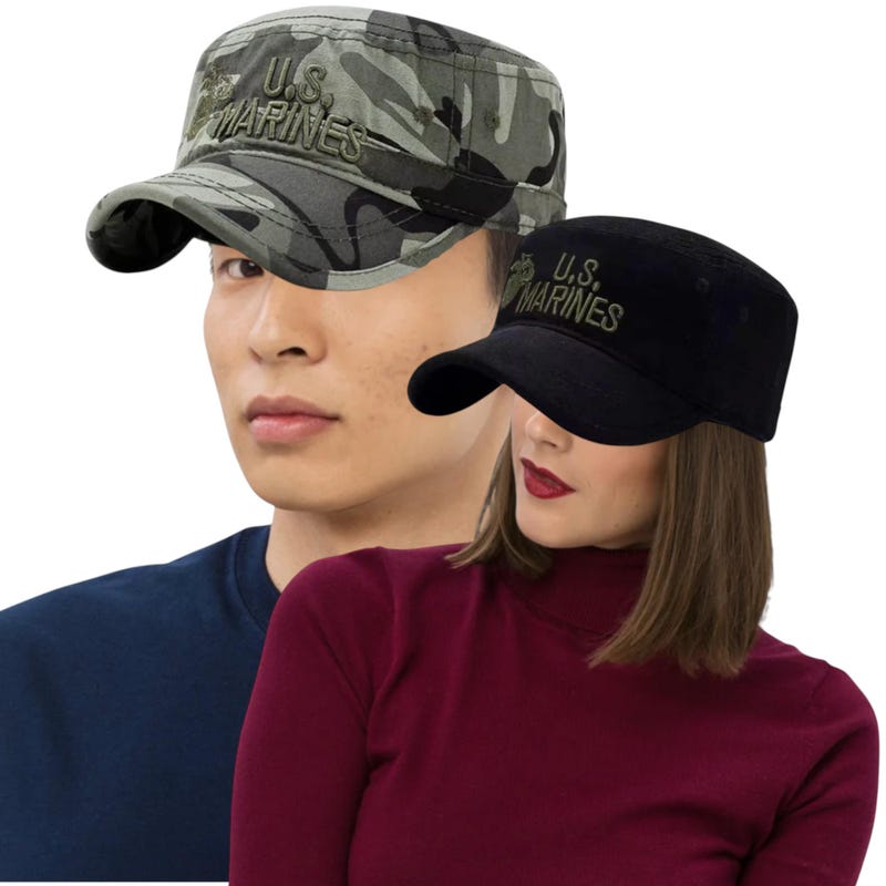 Military Cap Flat Top - Etsy