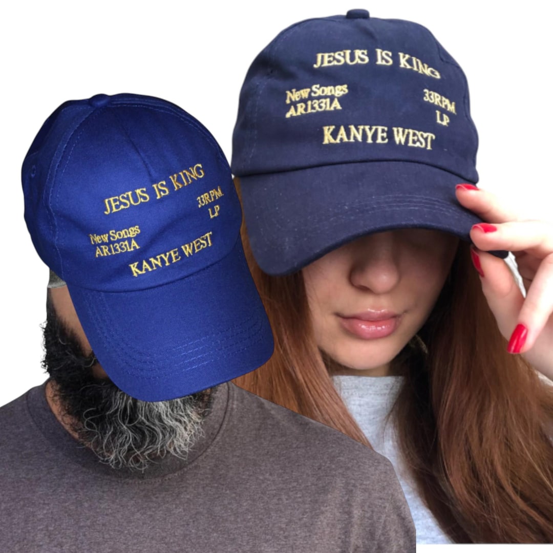 Jesus is King Kanye West Embroidery Baseball Cap Christian Bible Verse ...