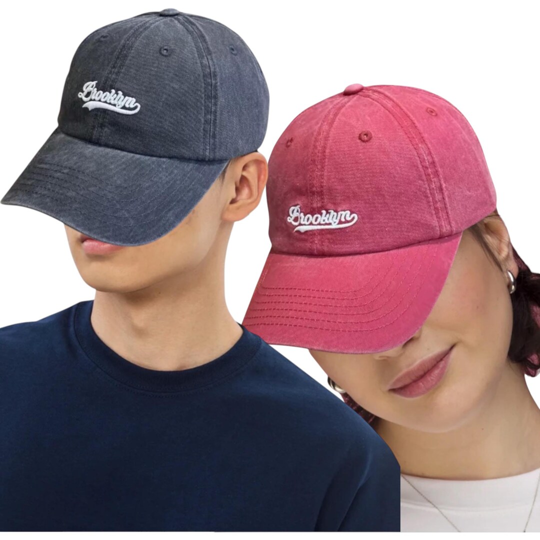 Brooklyn Cap Embroidered Baseball Cap Dad Cap Brooklyn USA Hat - Etsy