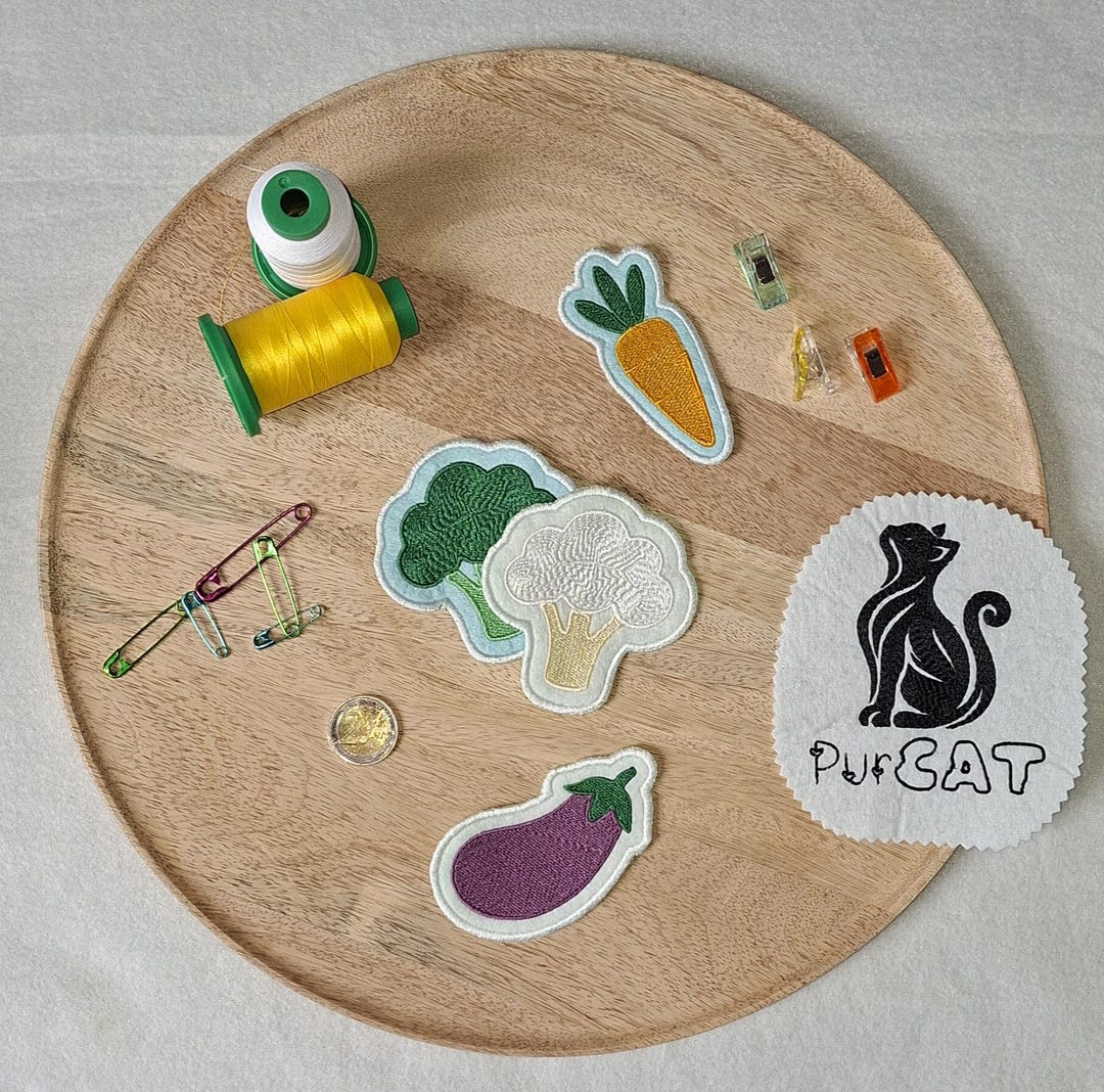 ITH Embroidery File Embroidery File – Vegetable Set 1: Carrot ...