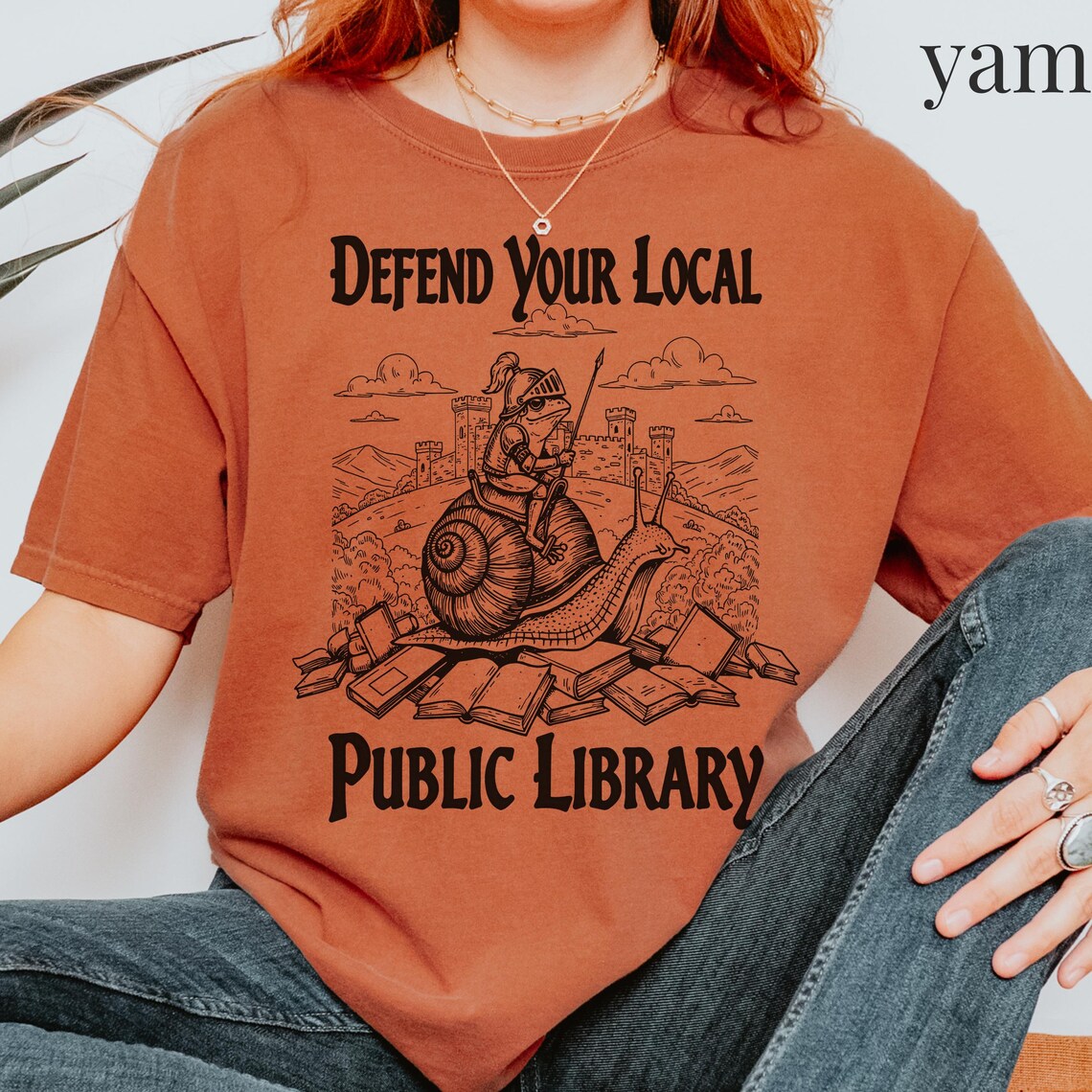 Defend Your Local Library Shirt -public Library Advocacy Tee - Frog ...