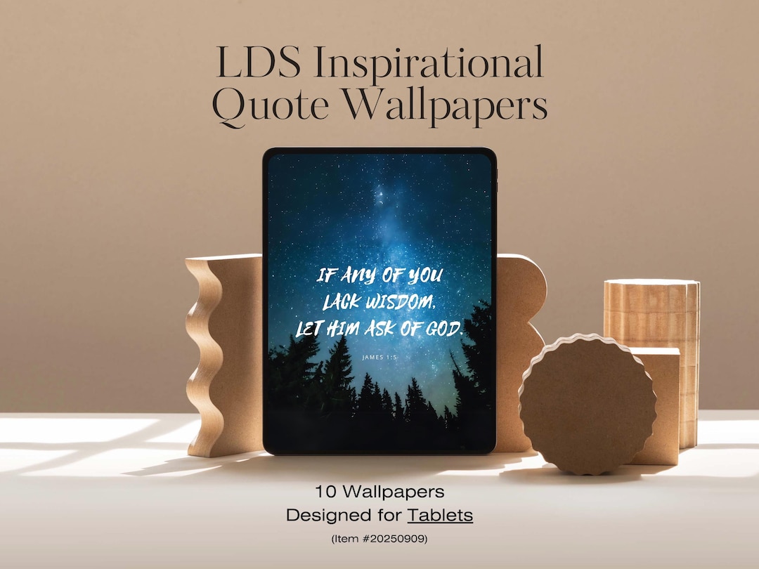 LDS Inspirational Quote Tablet Wallpaper (christian, Lock Screen ...