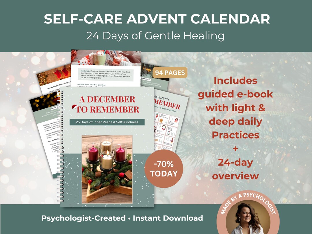Self-care Advent Calendar | 24 Days of Mindfulness & Mental Health ...