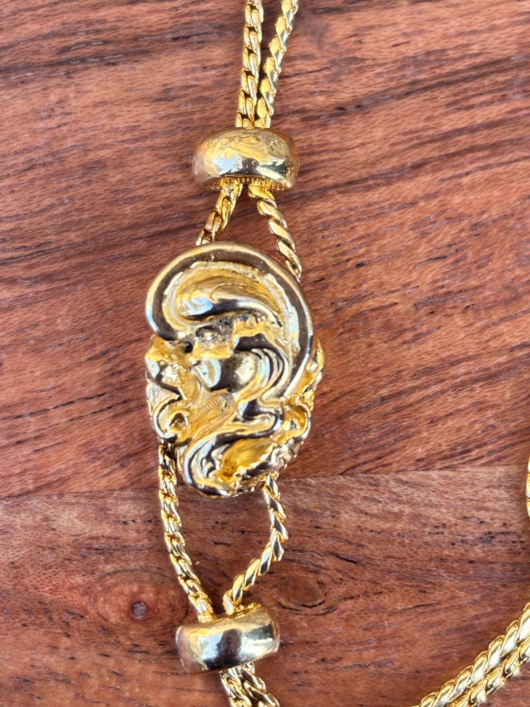 Vintage Goldette Cameo Bracelet Signed, Victorian Revival Figural ...