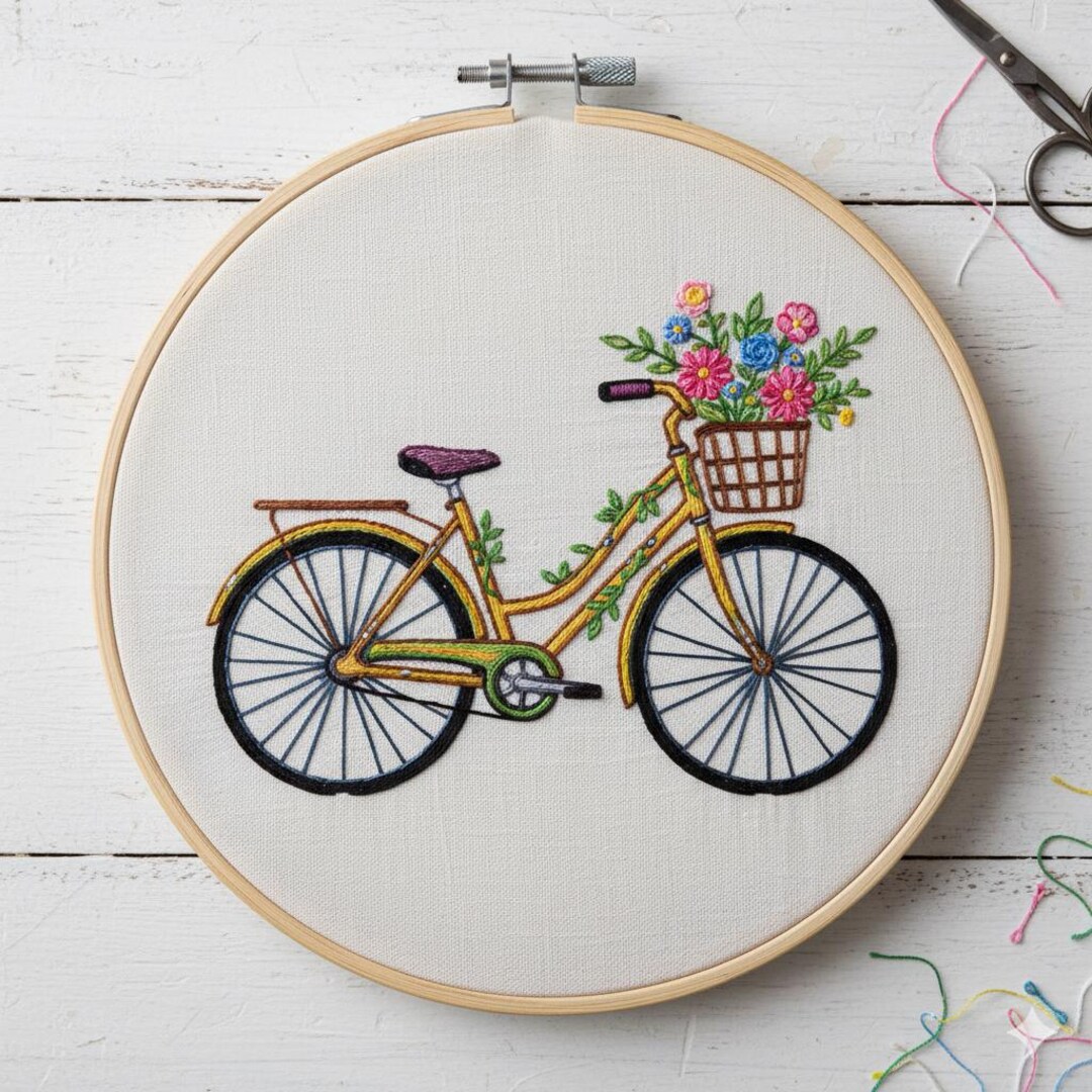 Bike Life, Floral Style Art - Charming Cycle Crafted With Care ...
