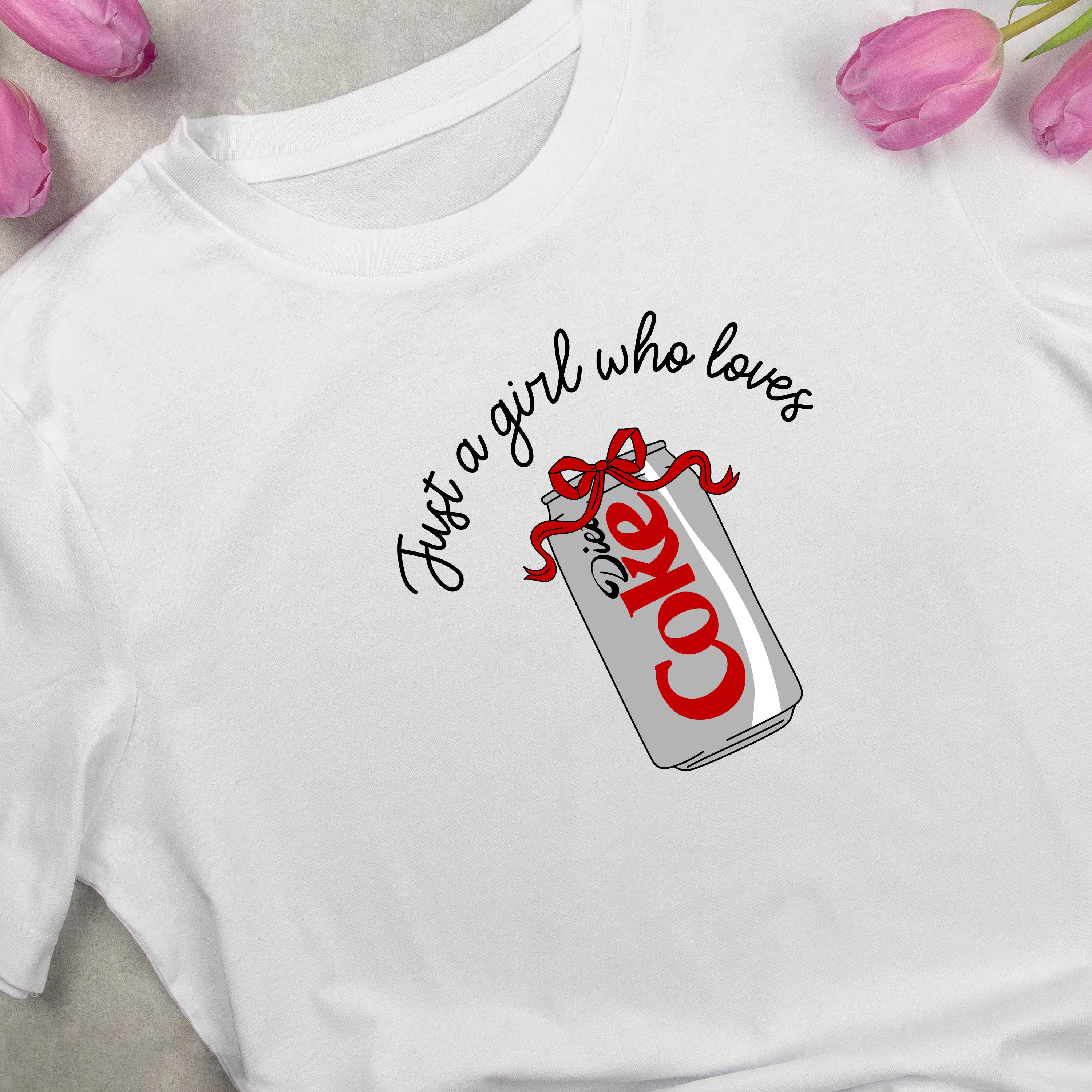 Diet Coke Can Design SVG PNG, Cute Soda Clipart With Red Bow, Aesthetic ...