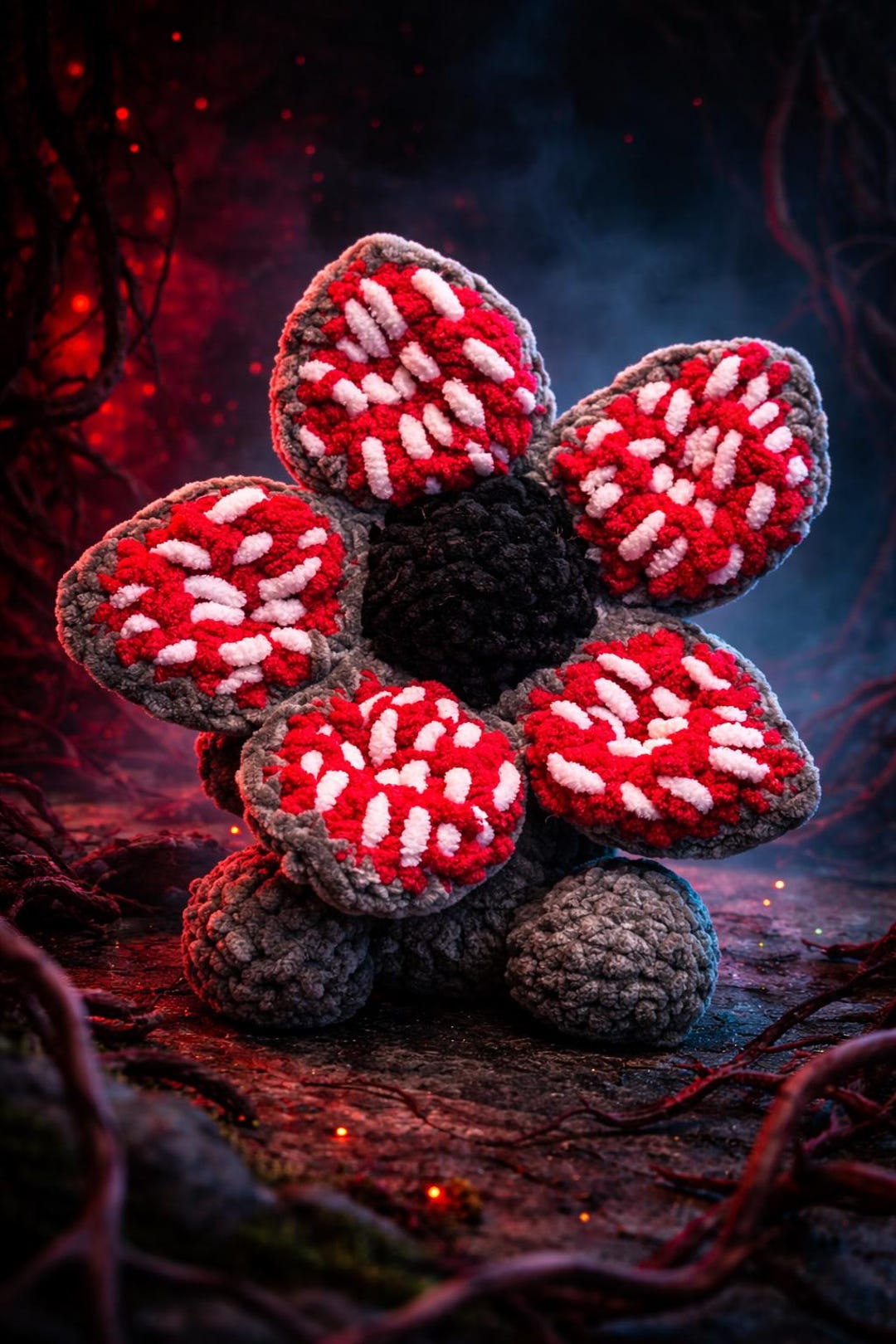 Demogorgon Crochet Pattern PDF | Low-sew Demodog Plushie | Stranger ...