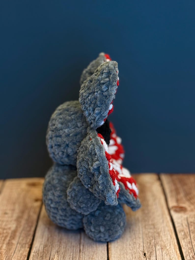 Demogorgon Crochet Pattern PDF | Low-sew Demodog Plushie | Stranger ...