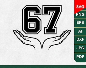 67 Hands Png Svg, 67 Hands Png, 67 Hands Svg Files, 67 Hands Digital ...