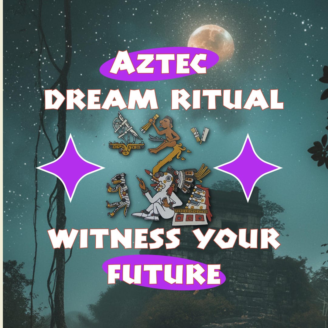 Aztec Psychic Dream Ritual: Destiny Vision Ceremony - Etsy