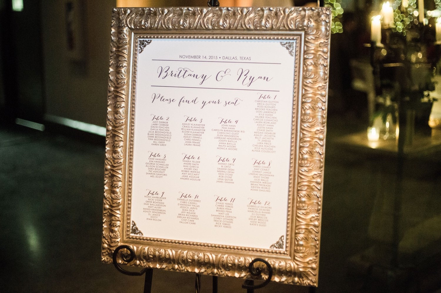 Printable Digital Seating Plan Chart Sign for Wedding or - Etsy