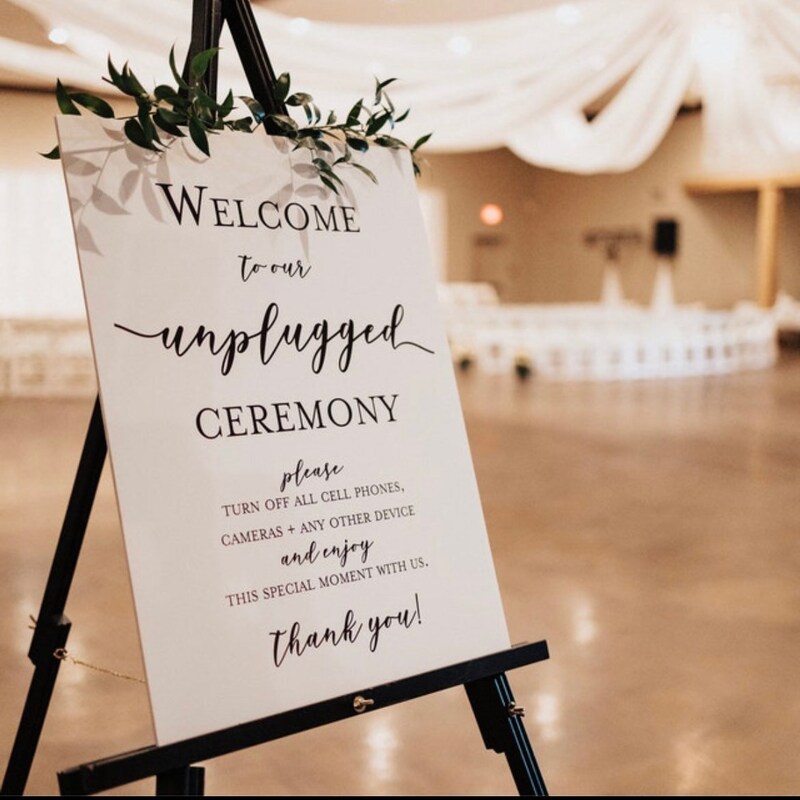 Ceremony Sign - Etsy